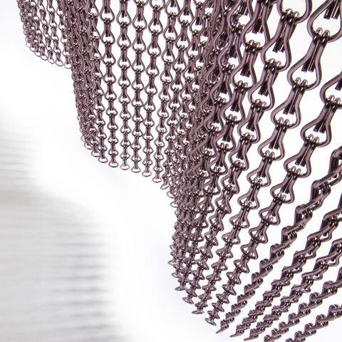 Metal chain link curtains store
